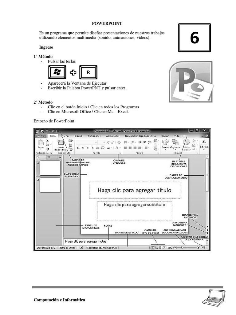 Computacion | PDF | Point and Click | Microsoft PowerPoint