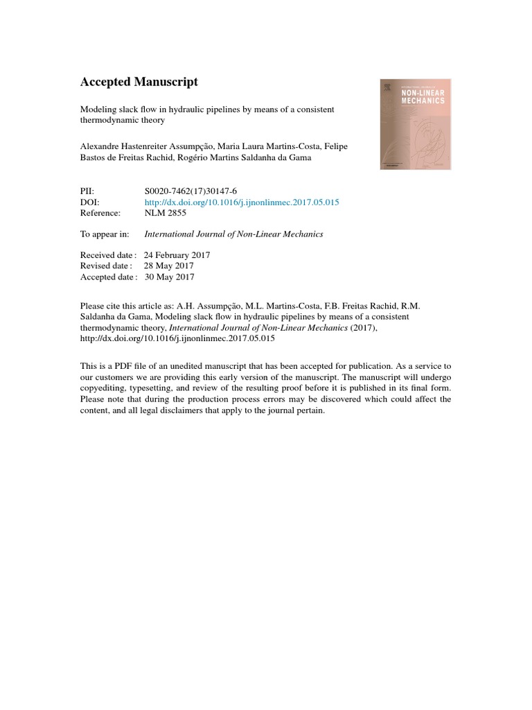 Slack Line | PDF | Fluid Dynamics | Gases