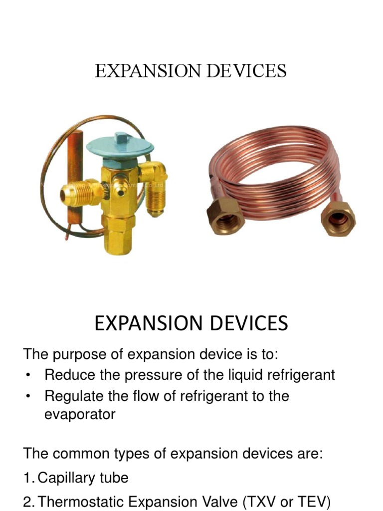 RAC D Expansion Devices | PDF | Engineering Thermodynamics | Heating ...