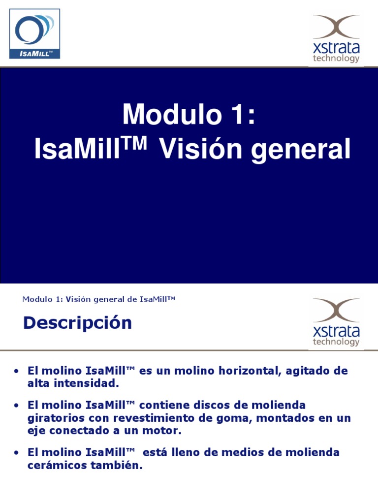 Module 1 IsaMill Overview - SP ANTAPACCAY | PDF