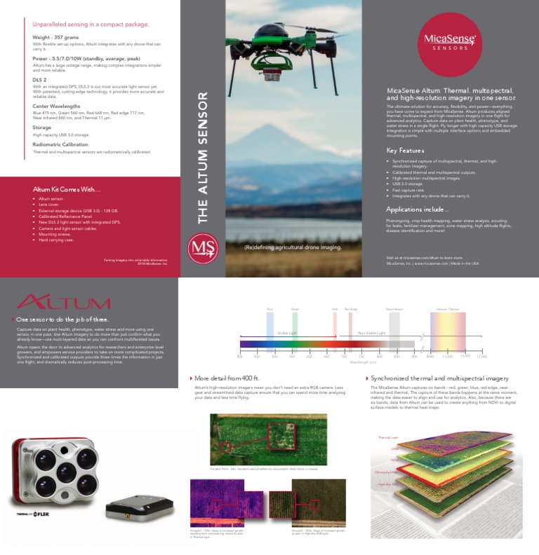 ALTUM Datasheet | PDF | Infrared | Image Resolution
