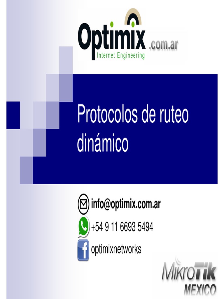 Protocolos de Ruteo Dinamico | Descargar gratis PDF | Enrutamiento | Enrutador (Computación)