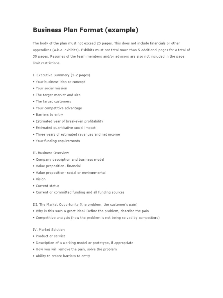 Comprehensive Business Plan Template | PDF | Business | Business Economics