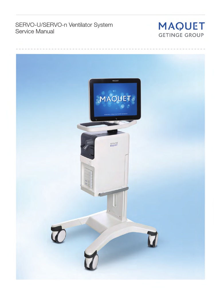 SERVO-U/SERVO-n Ventilator System Service Manual | PDF | Ultrasound | Valve