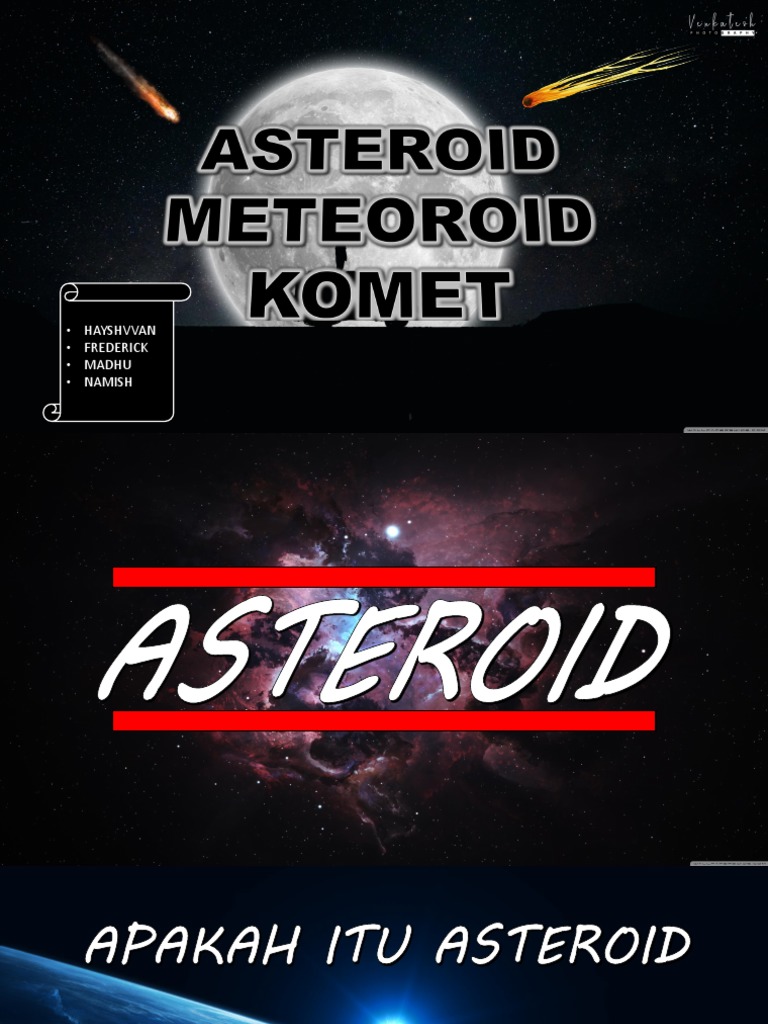 Asteroid Meteoroid Komet | PDF