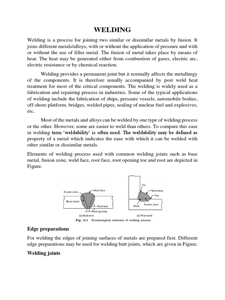 Welding: Edge Preparations | PDF | Welding | Construction