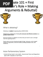 Guide To WSDC Format | PDF | Argument | Truth