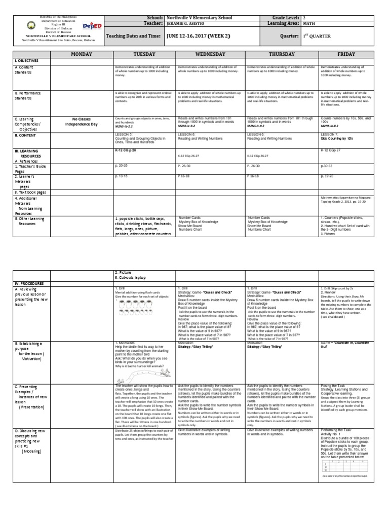 1st Grading Week 2 | PDF | Question | Alphabet