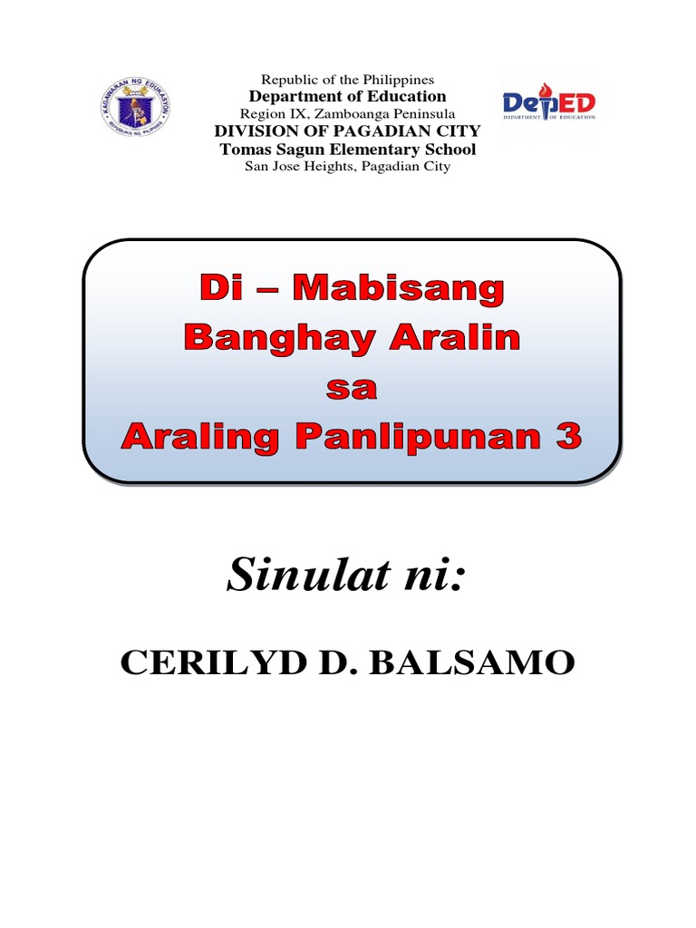 AP3 Lesson Plan Q3 | PDF