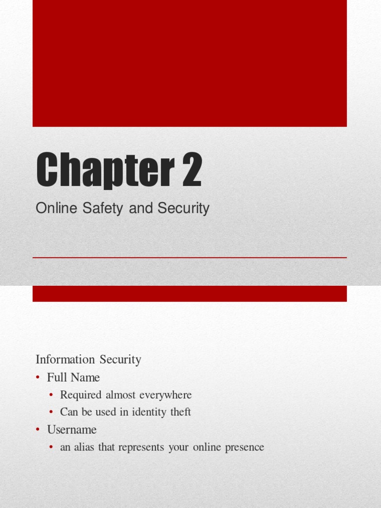Week 2 Online Safety and Security Presentation | PDF