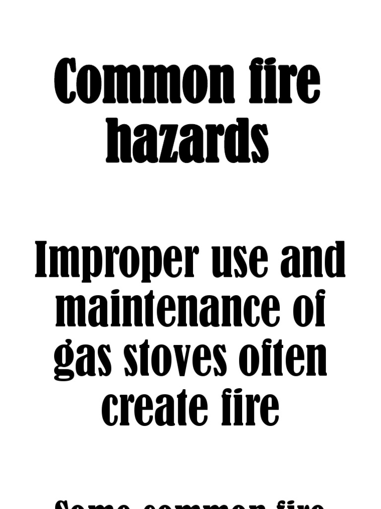 Electrical and Fire Safety Code | PDF | Stove | Combustion