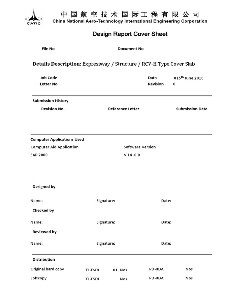 Cover Slab Design | PDF | Bending | Structural Load