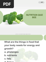 Nutrition Jeopardy Questions and Answers | PDF | Vitamin | Foods
