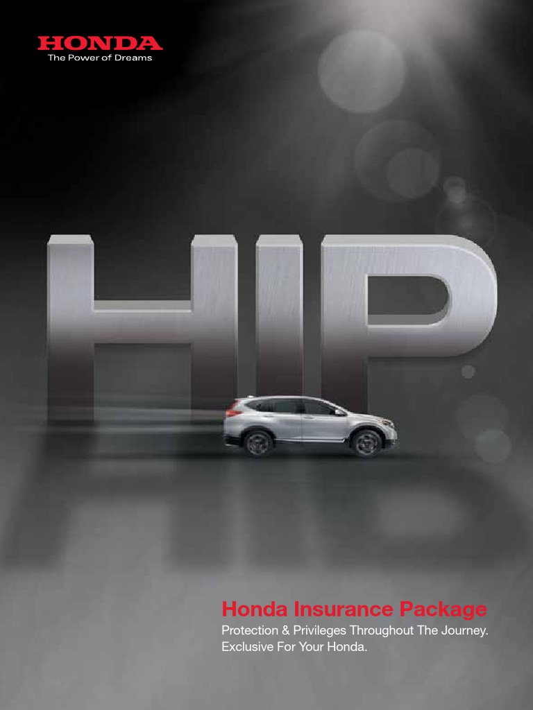 HIP (Honda Insurance Package) | PDF | Insurance Policy | Vehicle Insurance