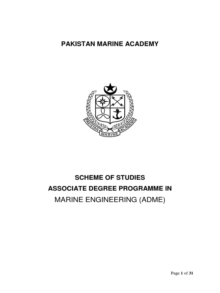 Associate Degree in Marine Engineering | PDF | Heat | Ordinary ...