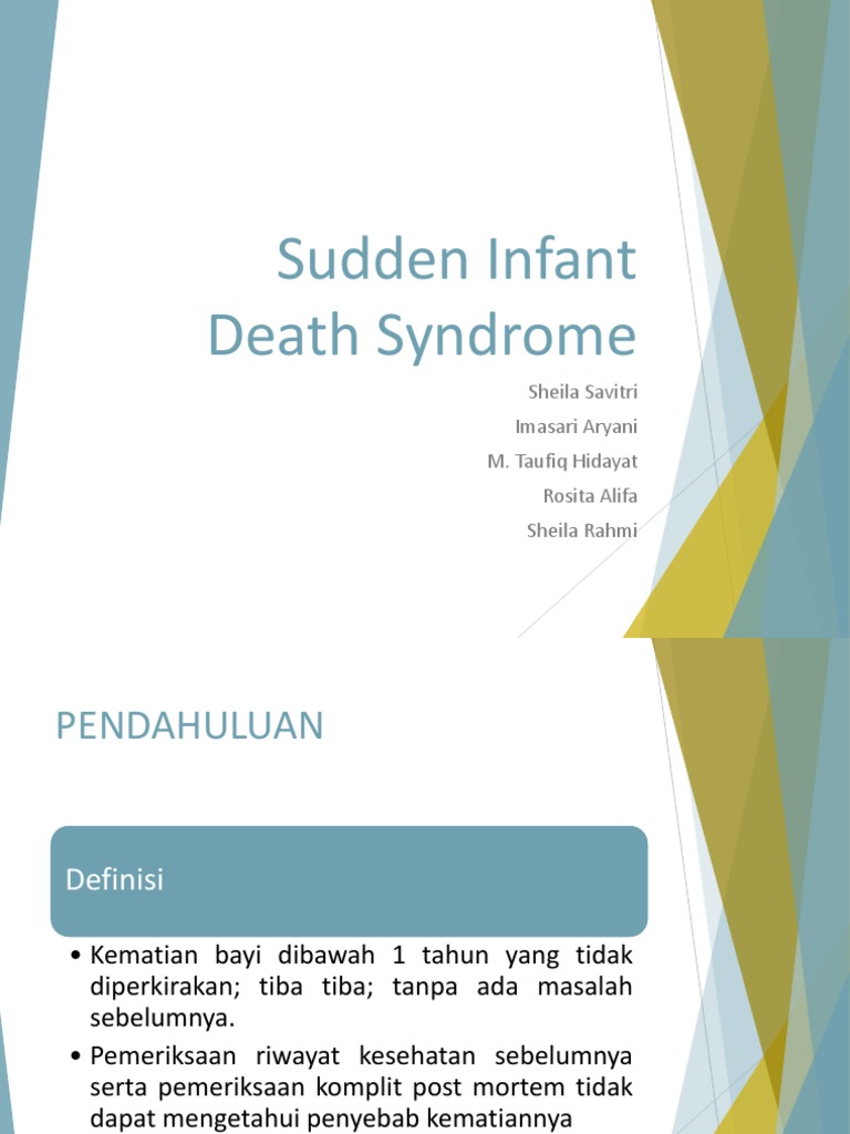 Sudden Infant Death Syndrome | PDF