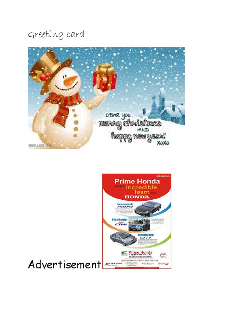 Greeting Card | PDF