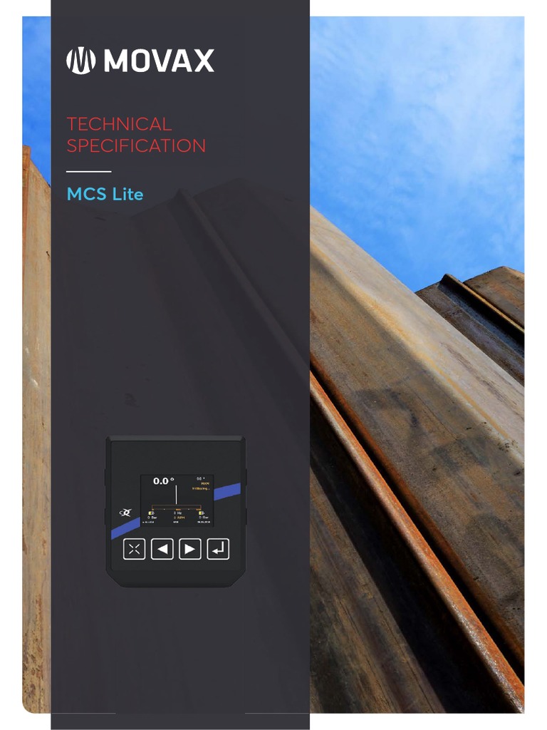 Technical Specification - MCS Lite | PDF | Control System | Equipment