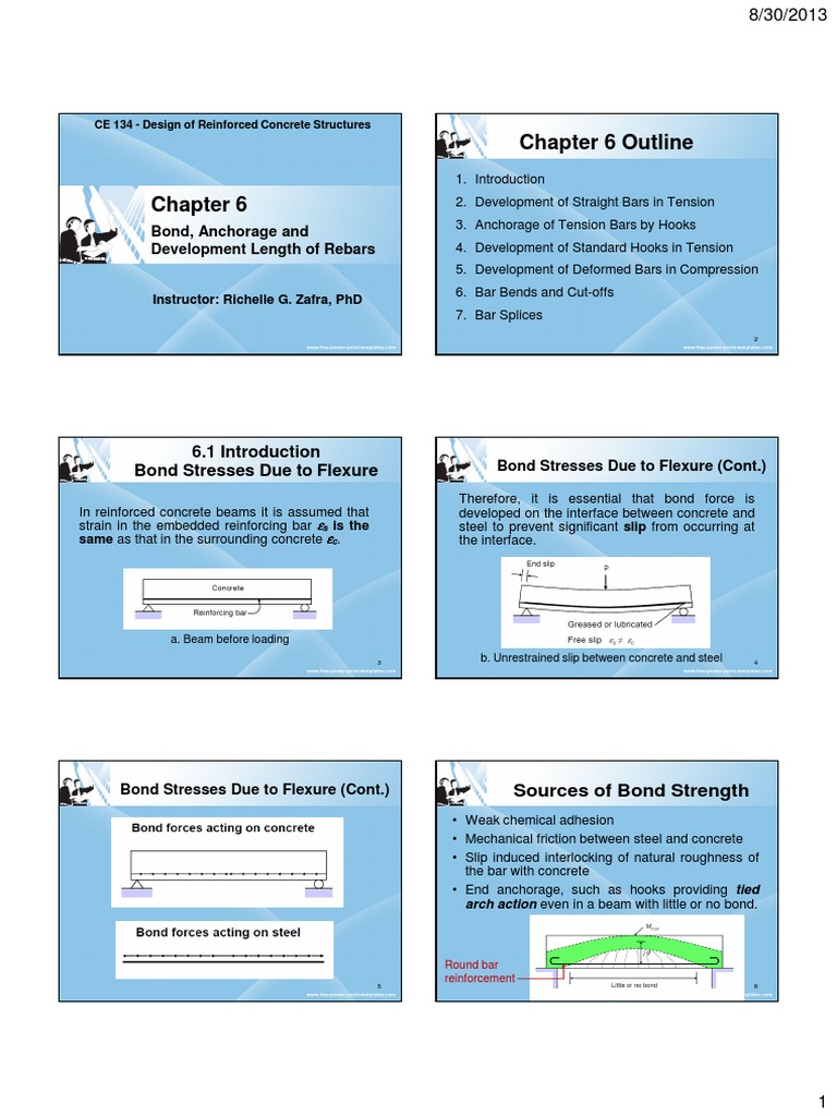 Chapter6 Development Length | PDF | Bending | Classical Mechanics