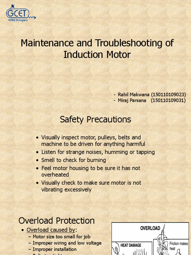 Maintenance and Troubleshooting of Induction Motor | PDF | Electric ...