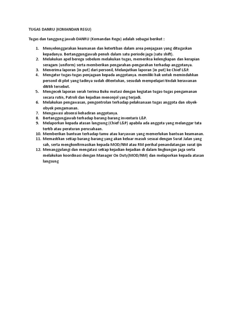 Tugas Danru | PDF