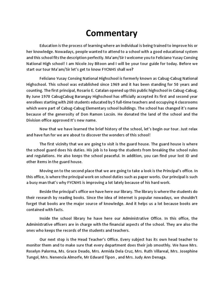 Commentary PDF