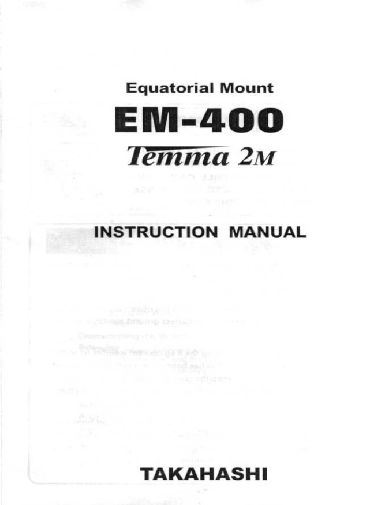 Em-400 Temma2b | PDF | Electrical Connector | Equipment