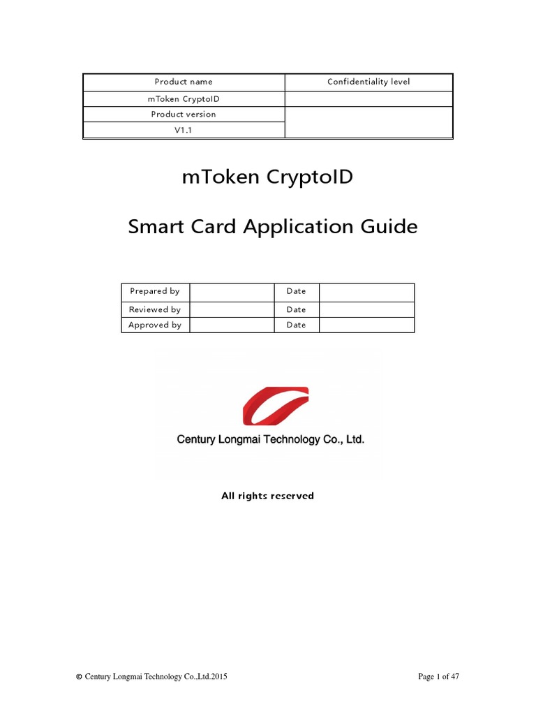 MToken CryptoID Smart Card Usage Guide | PDF | Group Policy | Public ...