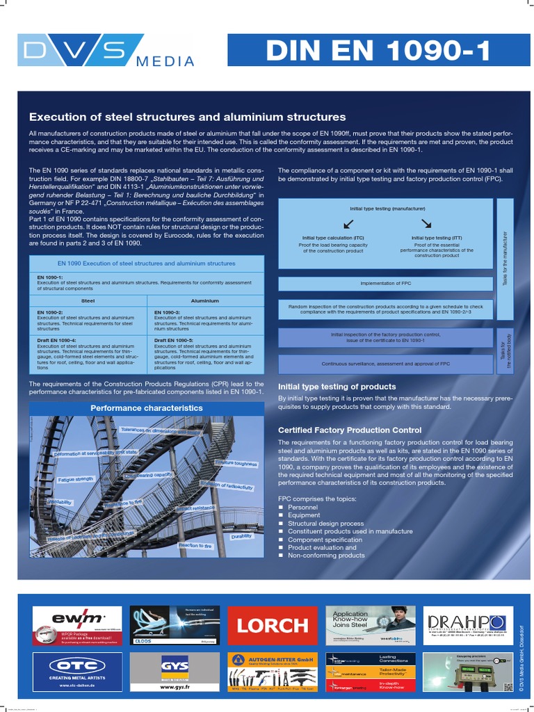 Poster_DIN_EN_1090-1_ENG_final.pdf | Building Engineering | Engineering