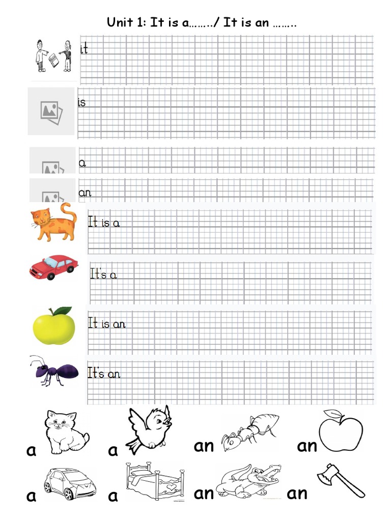 Sight Word - It Is A An | PDF