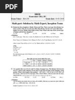 Question Pattern of IBA Admission Test - PDF Version 1 | PDF