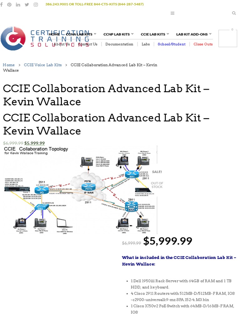 CCIE Collaboration Lab Kit | Download Free PDF | Cisco Certifications ...