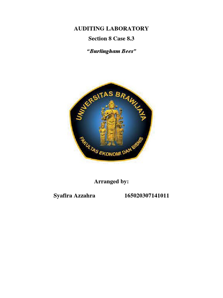 Section 8 Case 8 3 Pdf Financial Audit Accounting And Audit