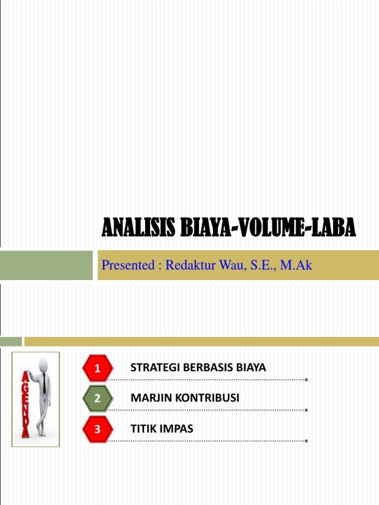 Analisis Biaya Volume Laba | PDF
