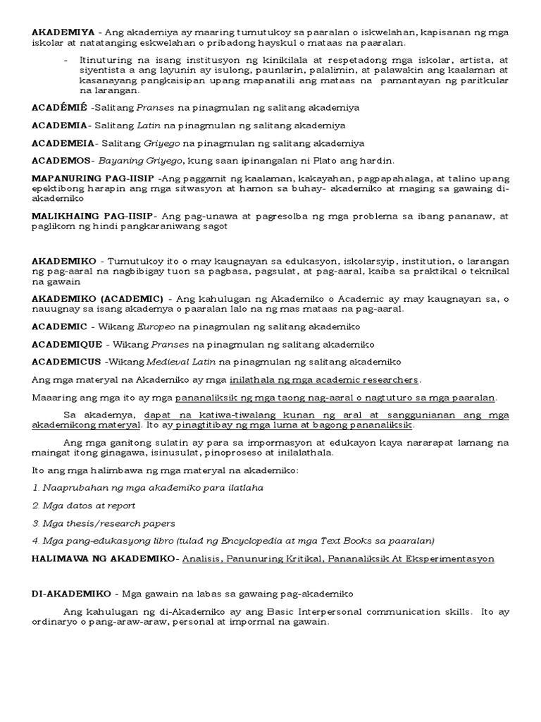 Akademiya | PDF