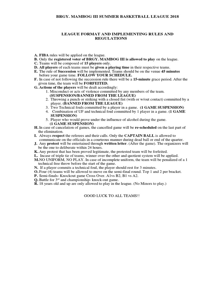 Sample House Rules | Download Free PDF | Games Of Physical Skill | Rules