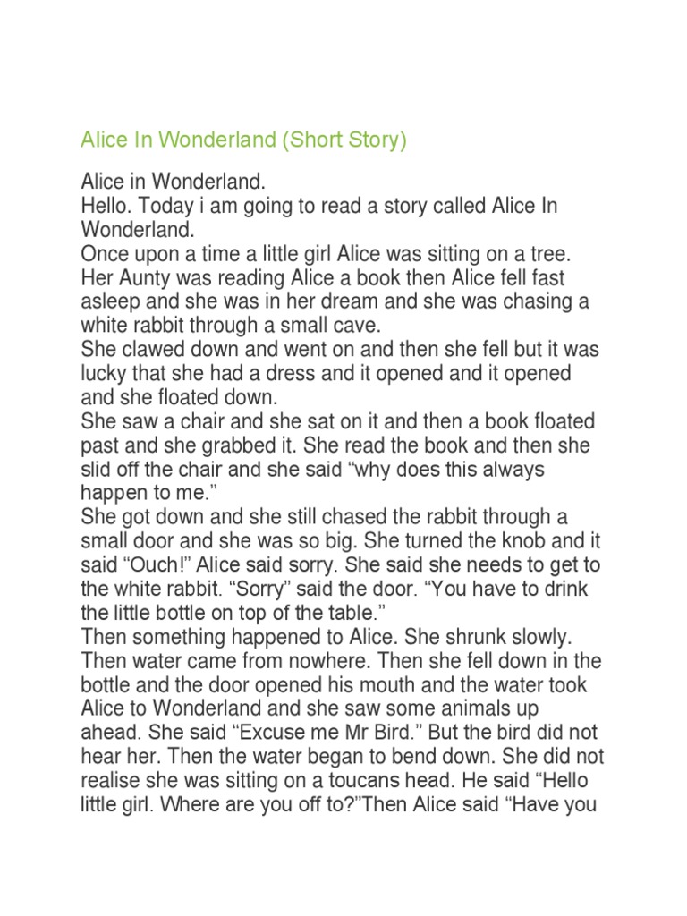 Alice in Wonderland | PDF