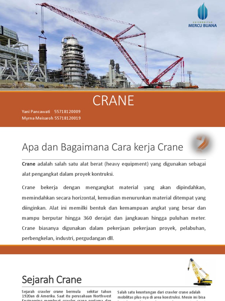 Cara Kerja Crane | PDF