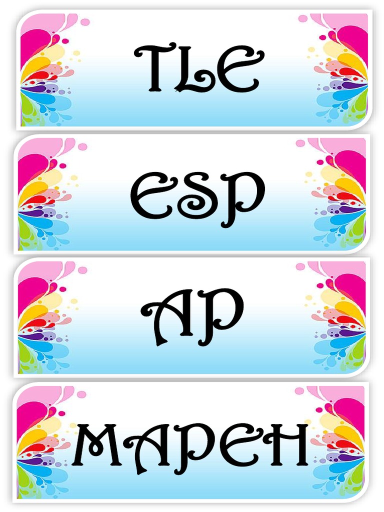 School Subjects | PDF