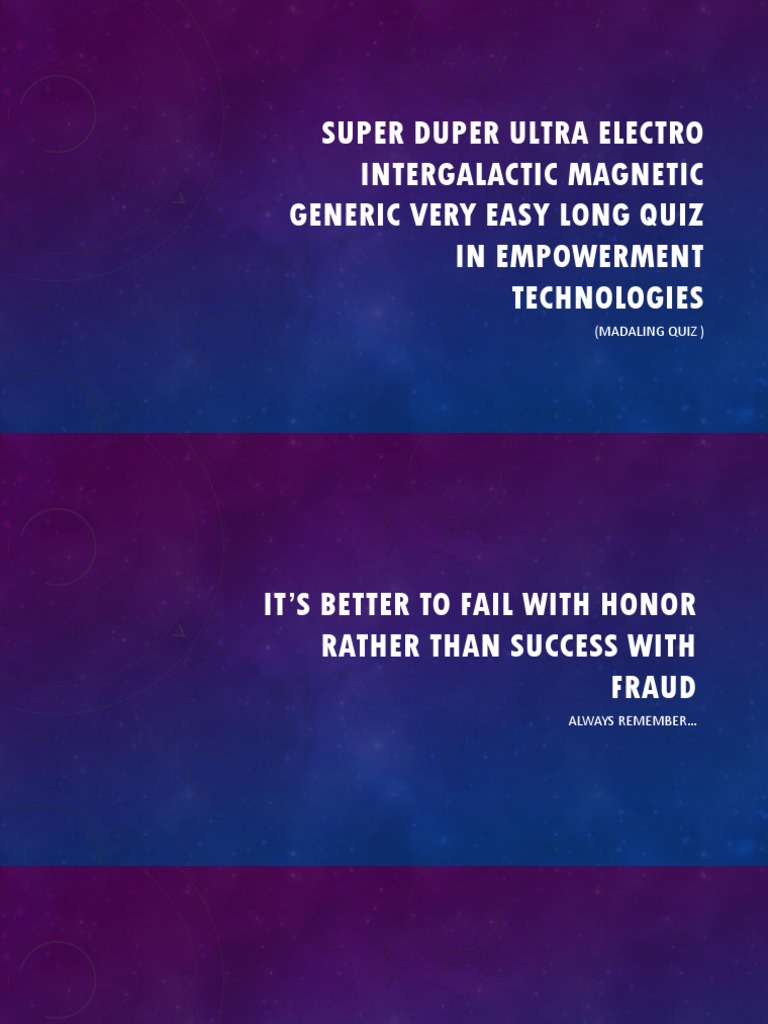 Super Duper Ultra Electro Intergalactic Magnetic Generic Very | PDF ...