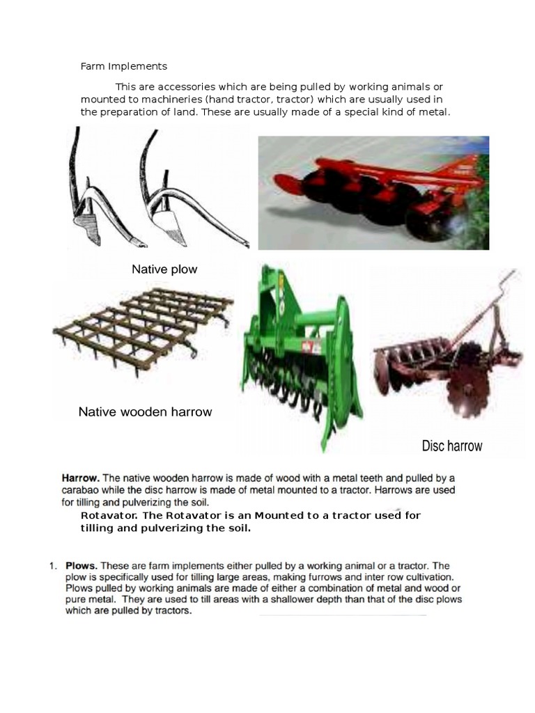 Rotavator. The Rotavator is an Mounted to a tractor used for tilling ...