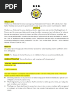 BIR History, Mission & Vision | PDF | Payments | Economies