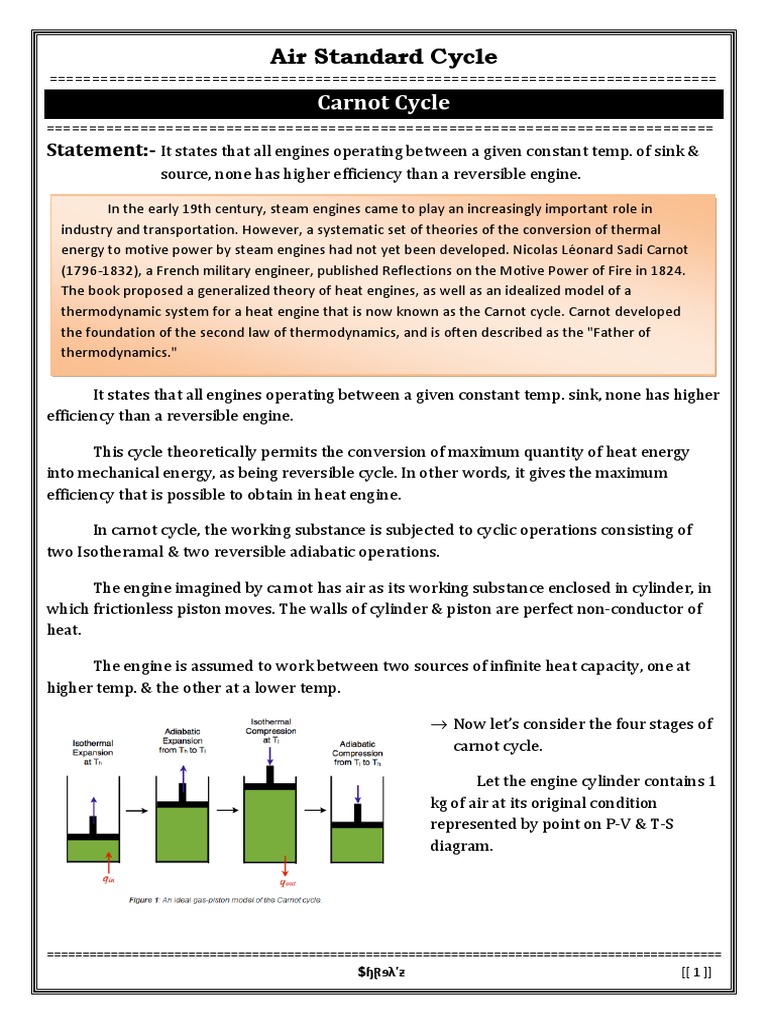 Air Standard Cycles | PDF | Internal Combustion Engine | Diesel Engine