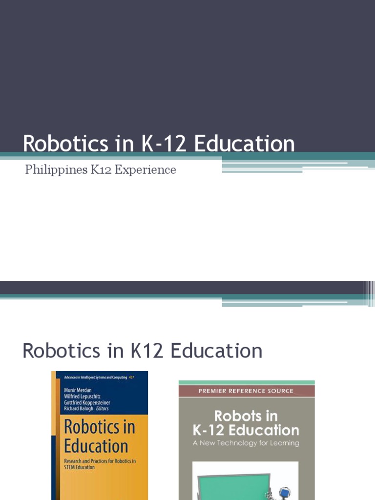 Robotics k12 | PDF | Robotics | Teachers