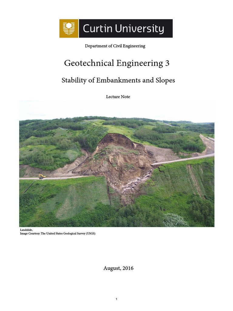 Stability of Embankments and Slope PDF | PDF | Landslide | Soil Mechanics