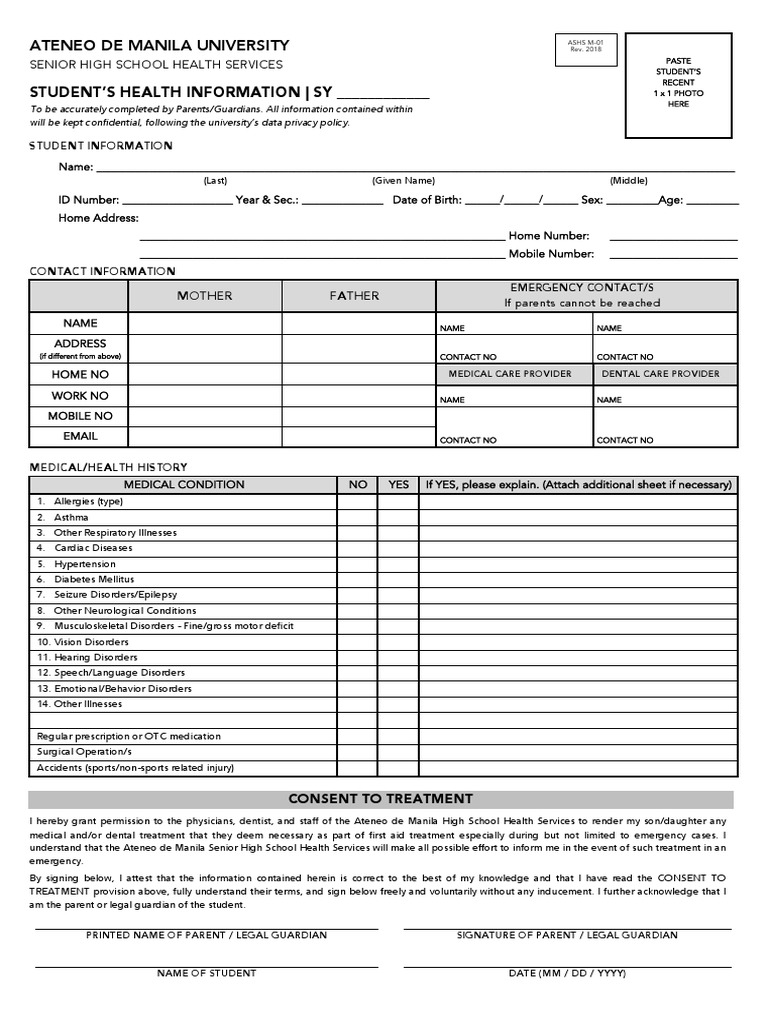 Student Health Records: A Guide to a Student's Medical and Dental ...
