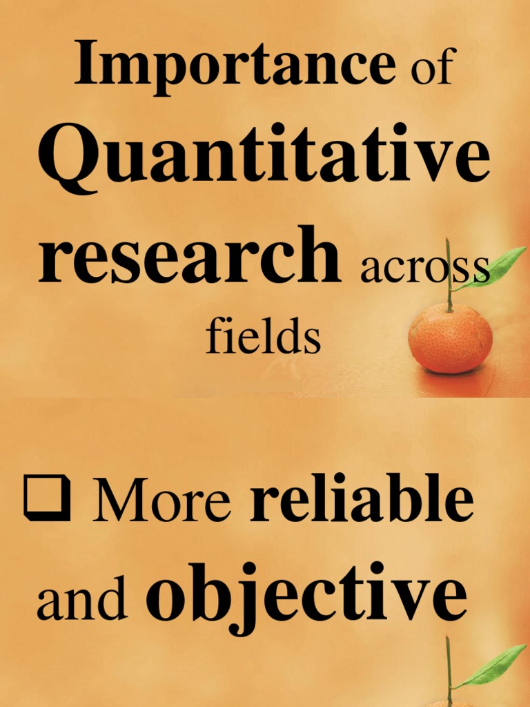 Quantitative Research SHS | PDF | Quantitative Research | Research Methods