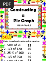 Cot Math 6 - DLP - Constructing Pie Graph | PDF | Pie Chart | Learning