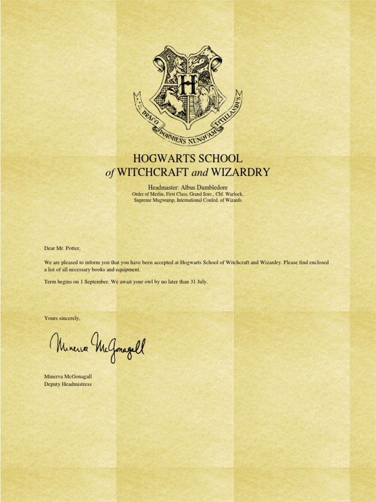 Of Witchcraft and Wizardry: Hogwarts School | PDF