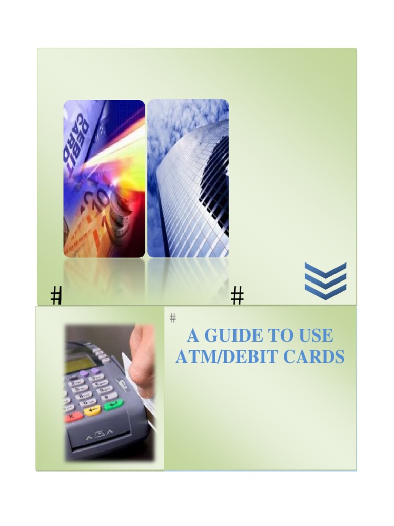 ATM | PDF | Debit Card | Automated Teller Machine